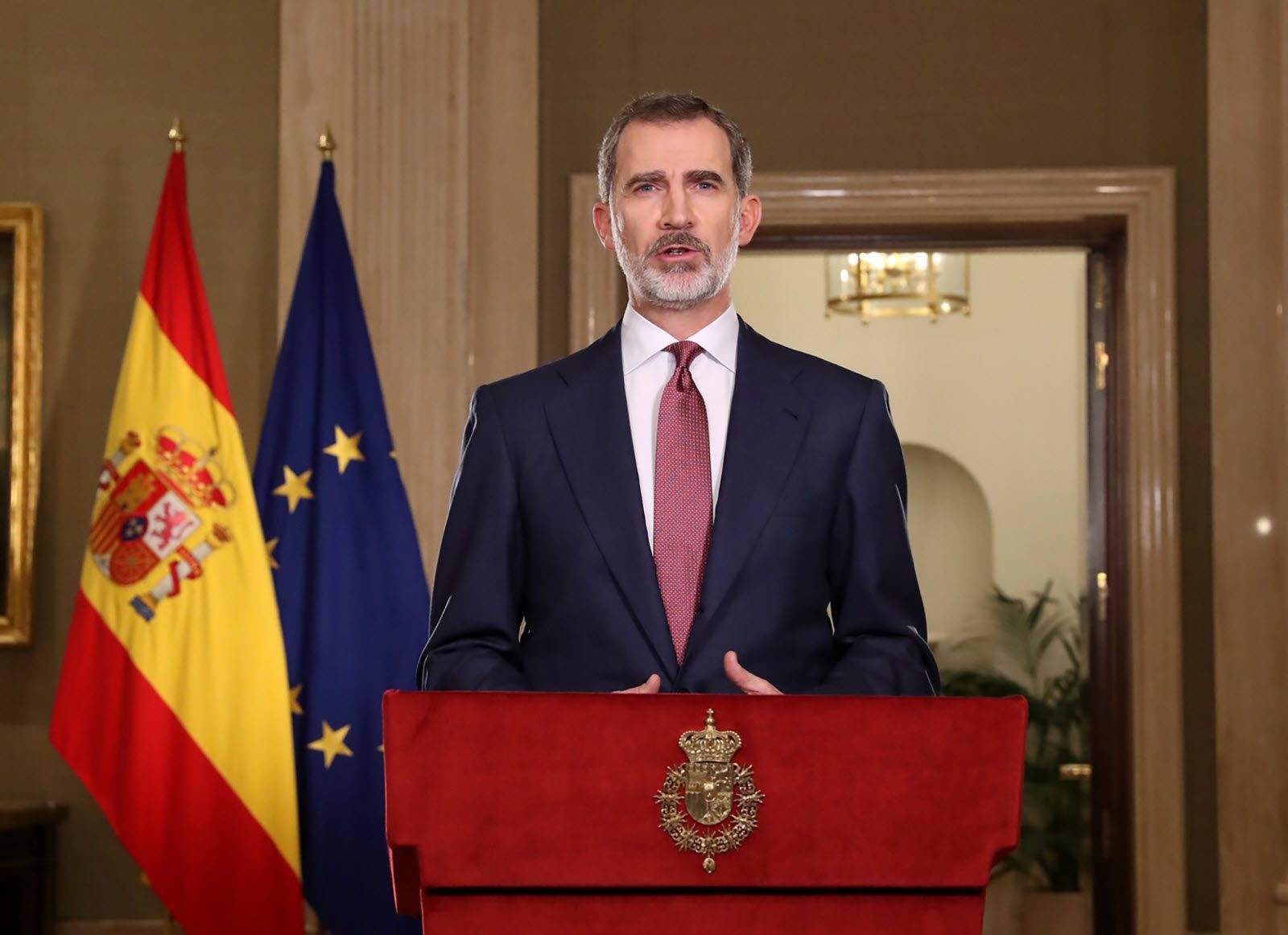 Portrait du roi Felipe VI d'Espagne